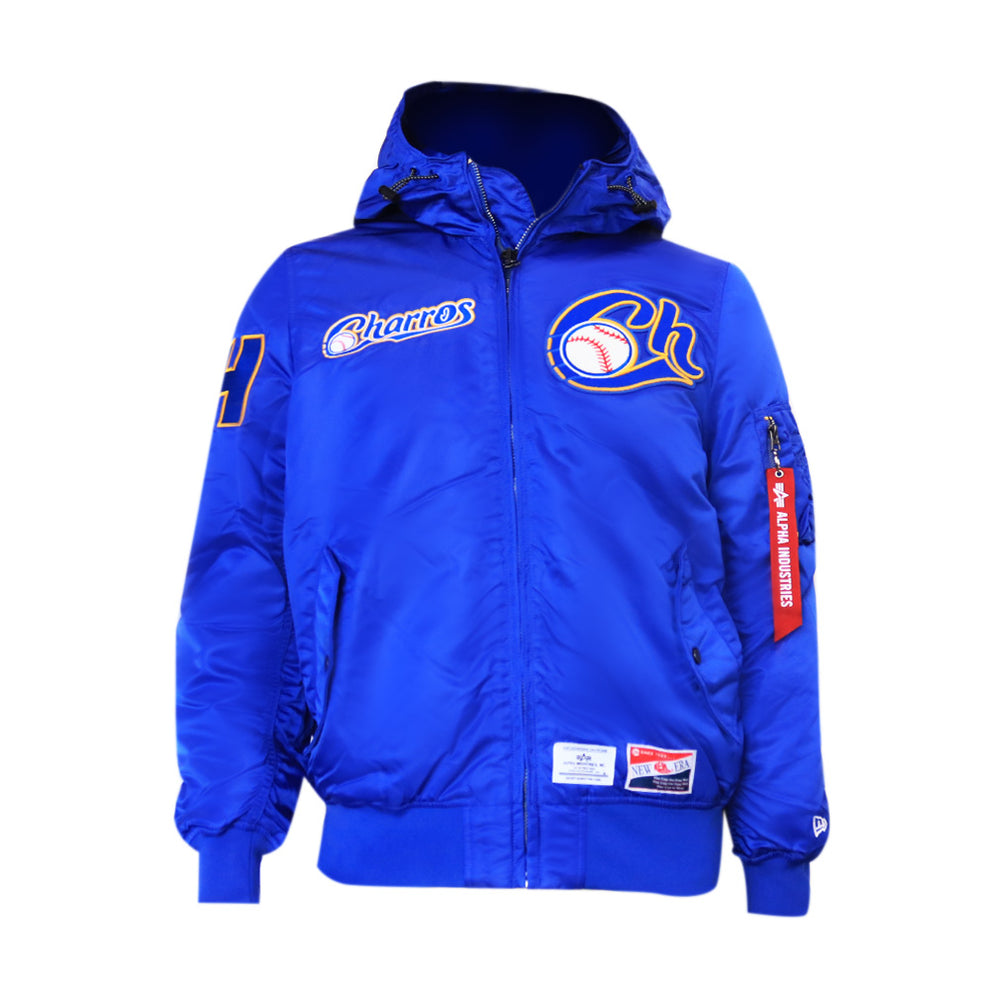BOMBER JACKET LMB X ALPHA – Tienda Oficial Charros Jalisco Béisbol